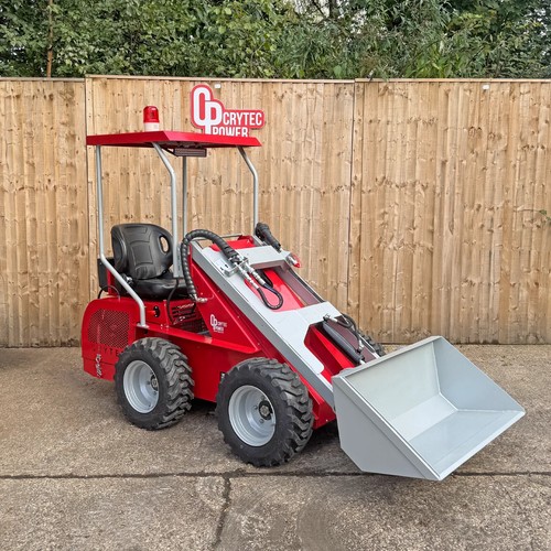 Crytec 27HP Mini Skid Steer Loader With Petrol Lifan Engine Bobcat JCB ...