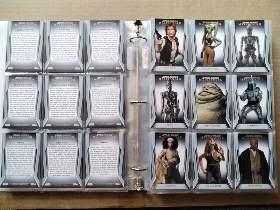 2021 Topps Star Wars Masterwork Complete Base Set 1-100 | eBay