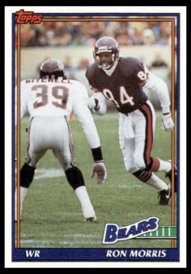 1991 Topps #162 Ron Morris Chicago Bears Football Card | eBay