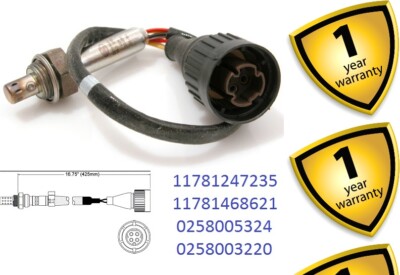 BMW 530 730 740 750 840 E31 E32 E34 87-94 Front Lambda Oxygen Sensor ...