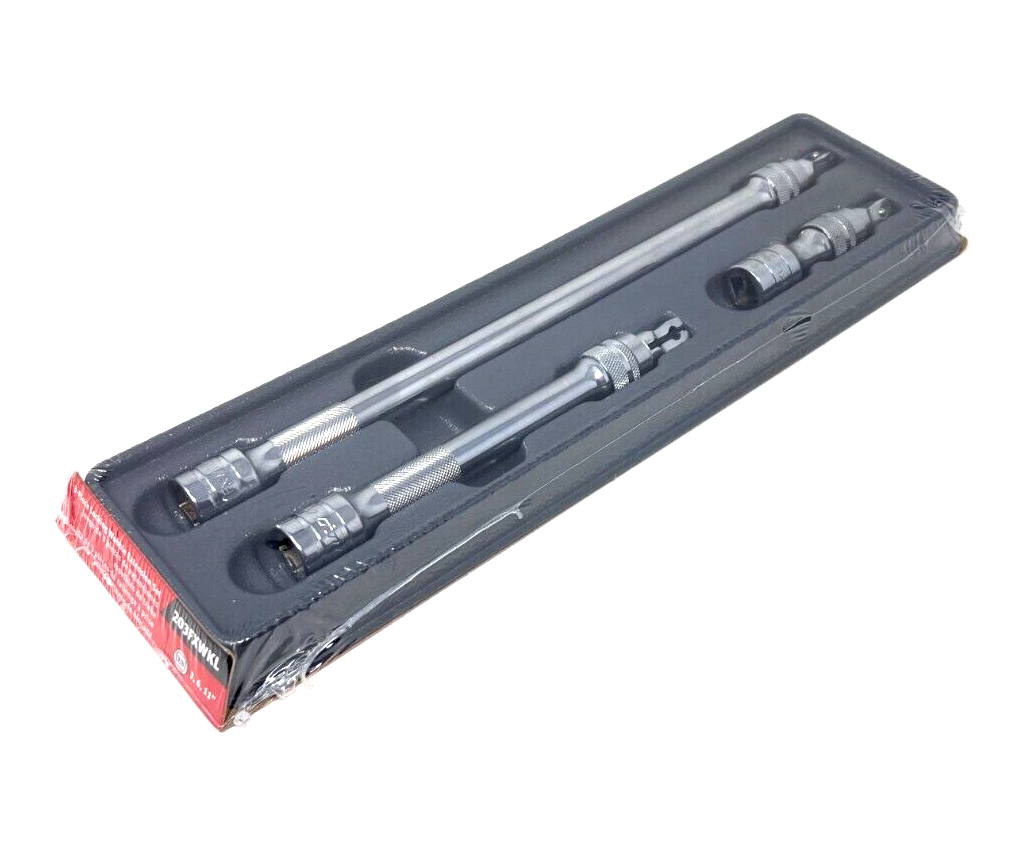 Snap on 3 PC 3/8" Drive Locking Wobble Extension Set 203FXWKL for sale ...