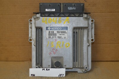 12-14 Kia Rio Engine Control Unit ECU 391102BDA7 Module 687-5B6 | eBay