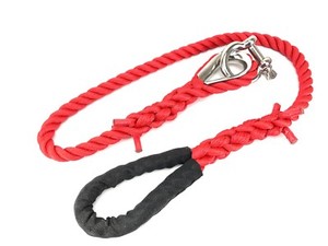 Mooring Rope Strop - 24mm Red 3 Strand Softline - Choose Diameter And ...