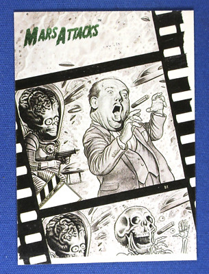 1994 Topps Mars Attacks - The Comics Card #74 "Issue #3 Flip Cover ...