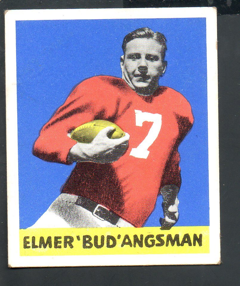 1948 Leaf Football Card#25 Elmer “Bud” Angsman-Chicago Cardinals Ex ...