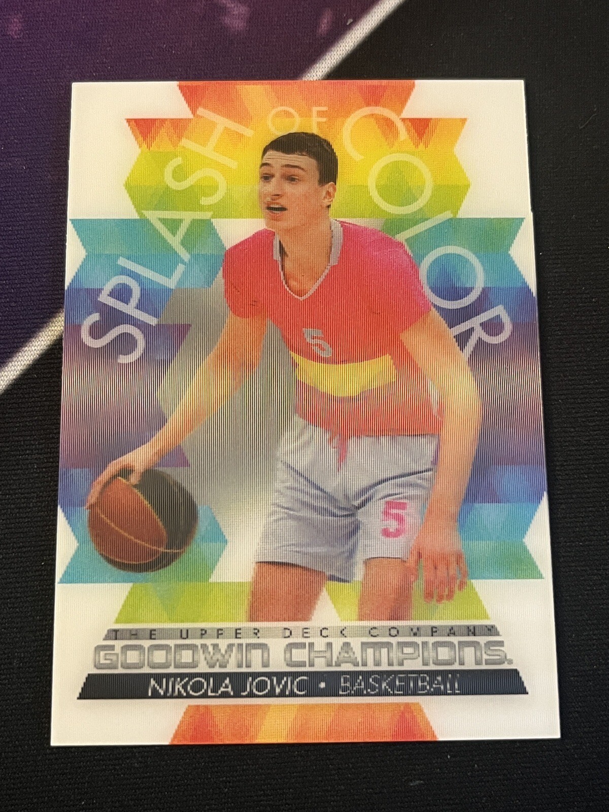 2023 Upper Deck Goodwin Champions Splash Of Color 3D LENTICULAR Nikola ...