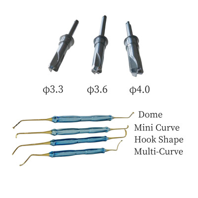 Dental Handle Sinus Lift Drill Membrane Elevator Crest Approach Drills | eBay