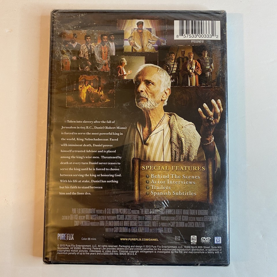The Book of Daniel (DVD, 2013) Pure Flix, Robert Miano - Sealed, New | eBay