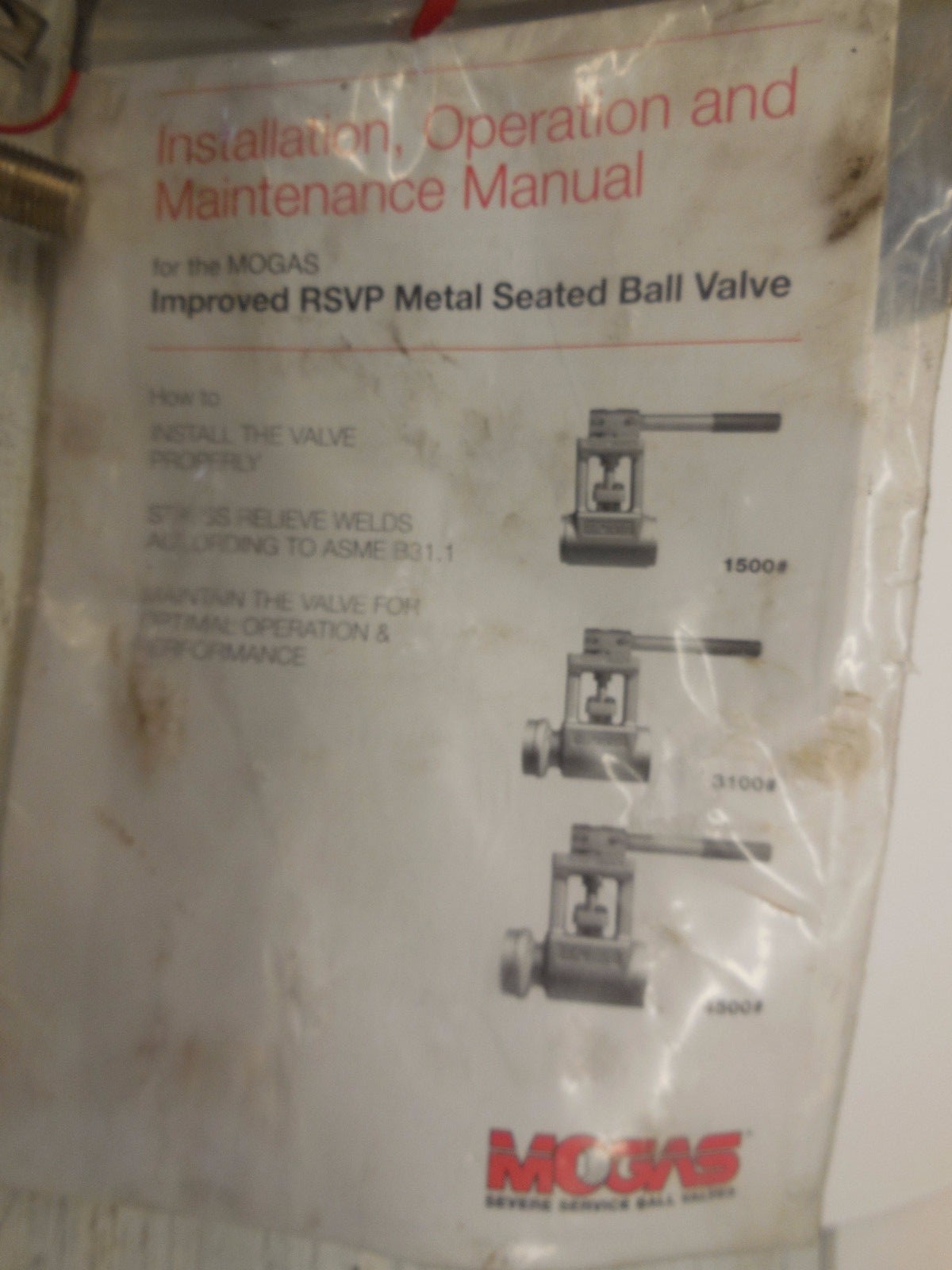 NEW MOGUS I-RSVP-UF 2 SW X 1 3100 LTD F 22 BALL VALVE 2" IRSVPUF2SW ...