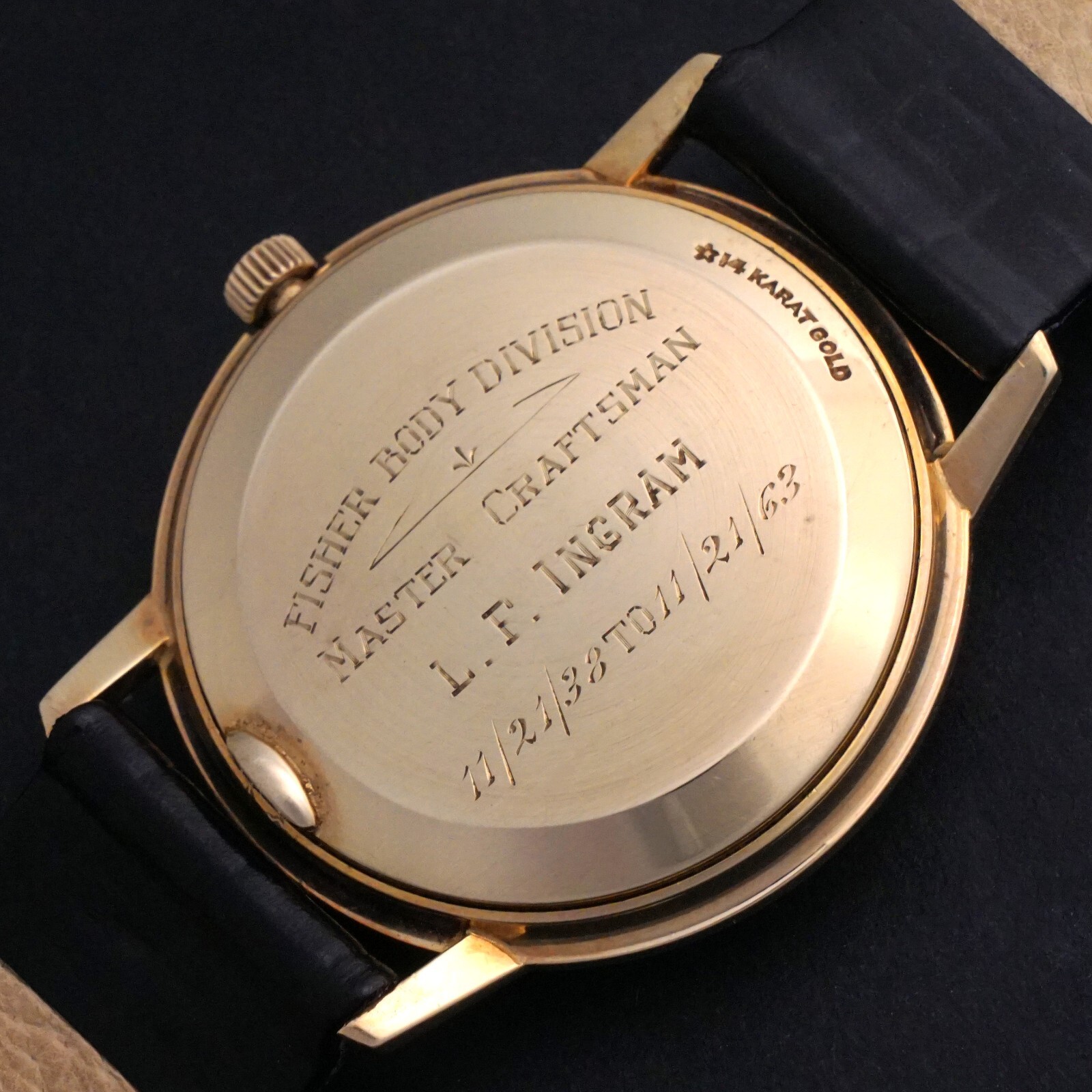 Rare Lord Elgin Body By Fisher Master Craftsman 14K Yellow Gold Man's ...
