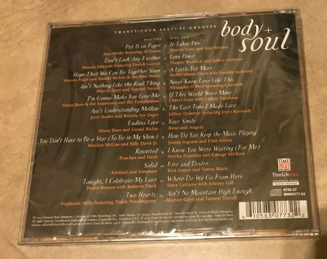 Time Life Body & Soul Duets 2 CD Set NEW factory sealed | eBay