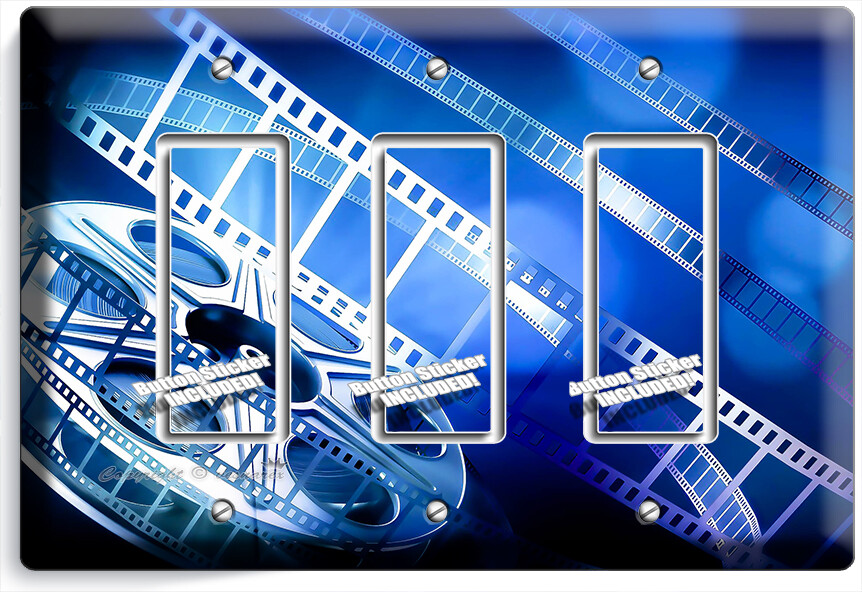 MOVIE FILM REEL LIGHT SWITCH OUTLET PLATES PRODUCTION BLOGGER STUDIO ...