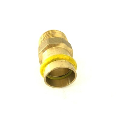 AW PFG142 AGA Gas Approved 25mm 1" Male Thread to Brass Press Union ...