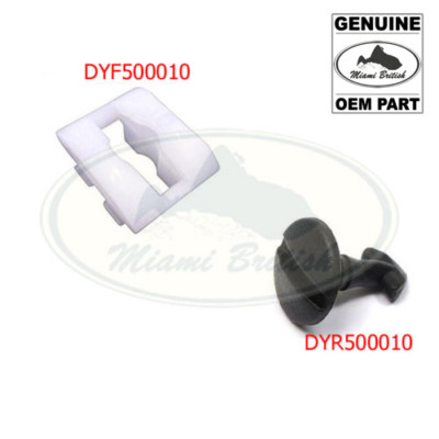 LAND ROVER TOW COVER CLIP + RETAINER SET LR2 LR3 LR4 RRS DYR500010 ...