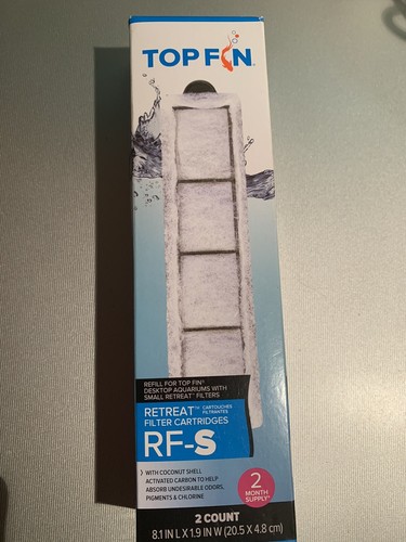 Top Fin small retreat Aquarium Filter Cartridges - 2 Count | eBay