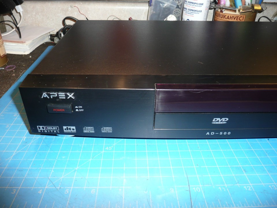 Apex AD-500W DVD Player Digital Video CD MP3 Dolby w/ Out Remote Tested ...