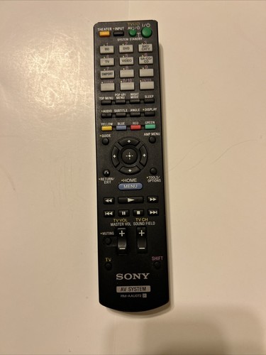 Authentic SONY RM-AAU072 RECEIVER REMOTE CONTROL for HT-CT150 | eBay