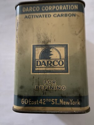 Rare Antique DARCO Corporation Sample Can Of Activated Carbon | eBay