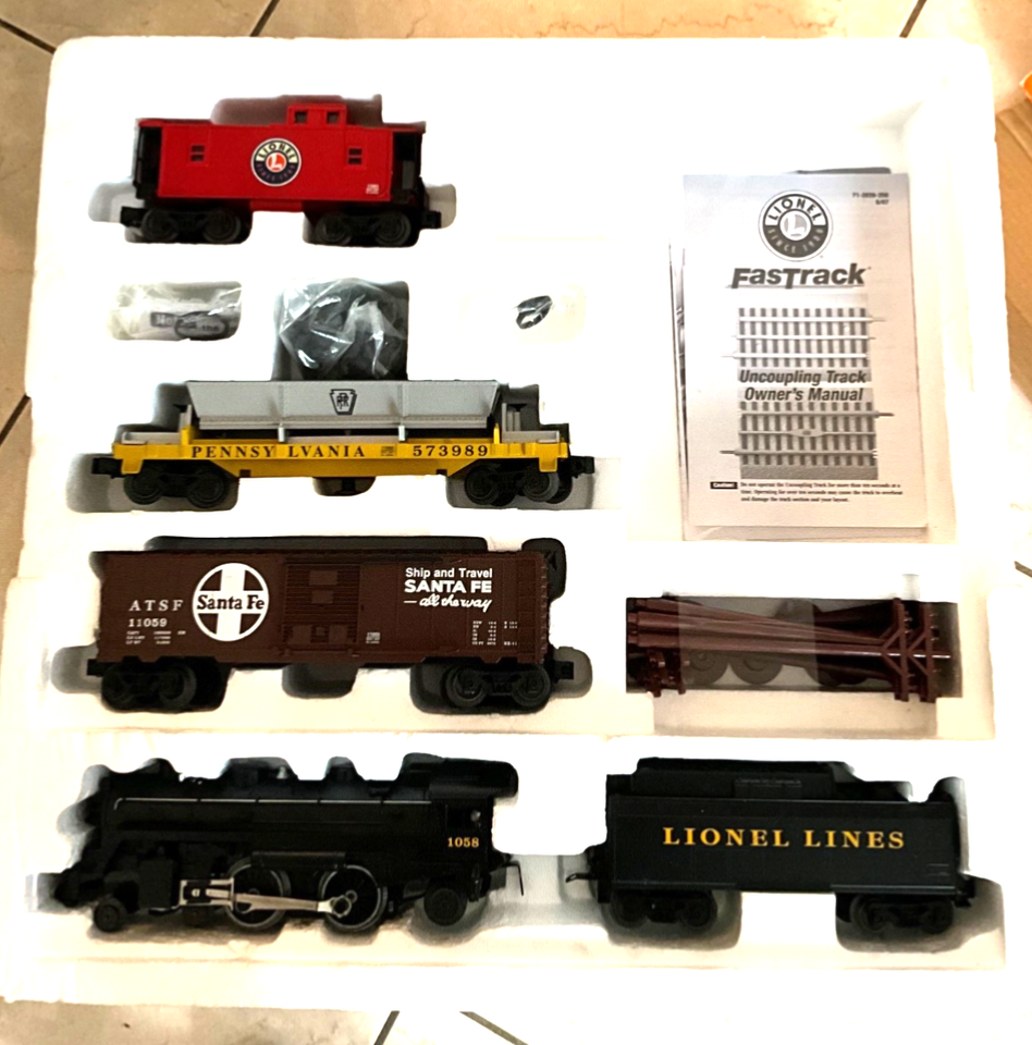 Lionel O-Gauge Electric Train N7-11027 Set Vintage 2007 Super Set Steam ...