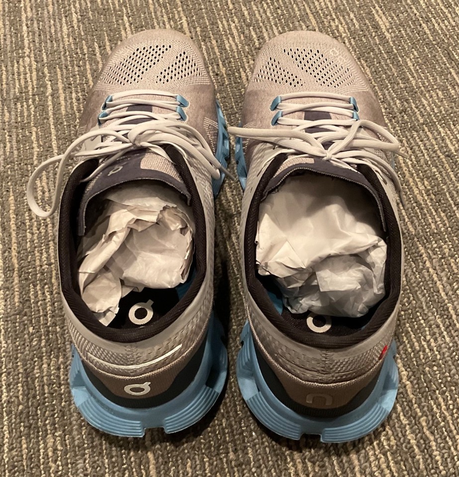 ON Running Shoes Men’s Size 11 US - Light Blue & Gray | eBay UK