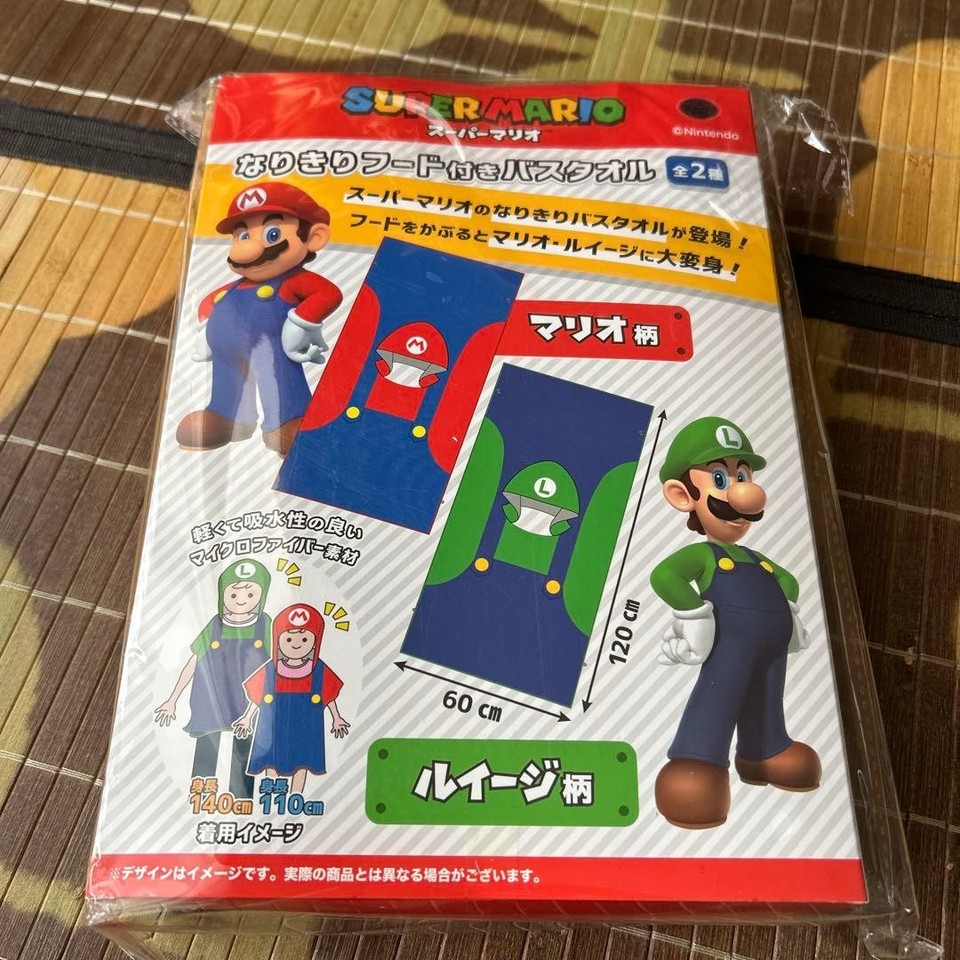 Super Mario Role Food Bath Towel Mario Pattern | eBay