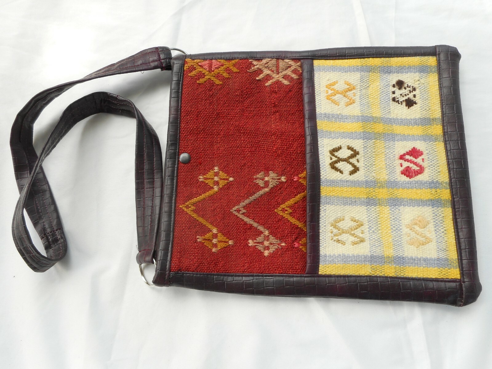 Vintage Hand Made Women Turkish Kilim Bag backpack cross Handbag ...