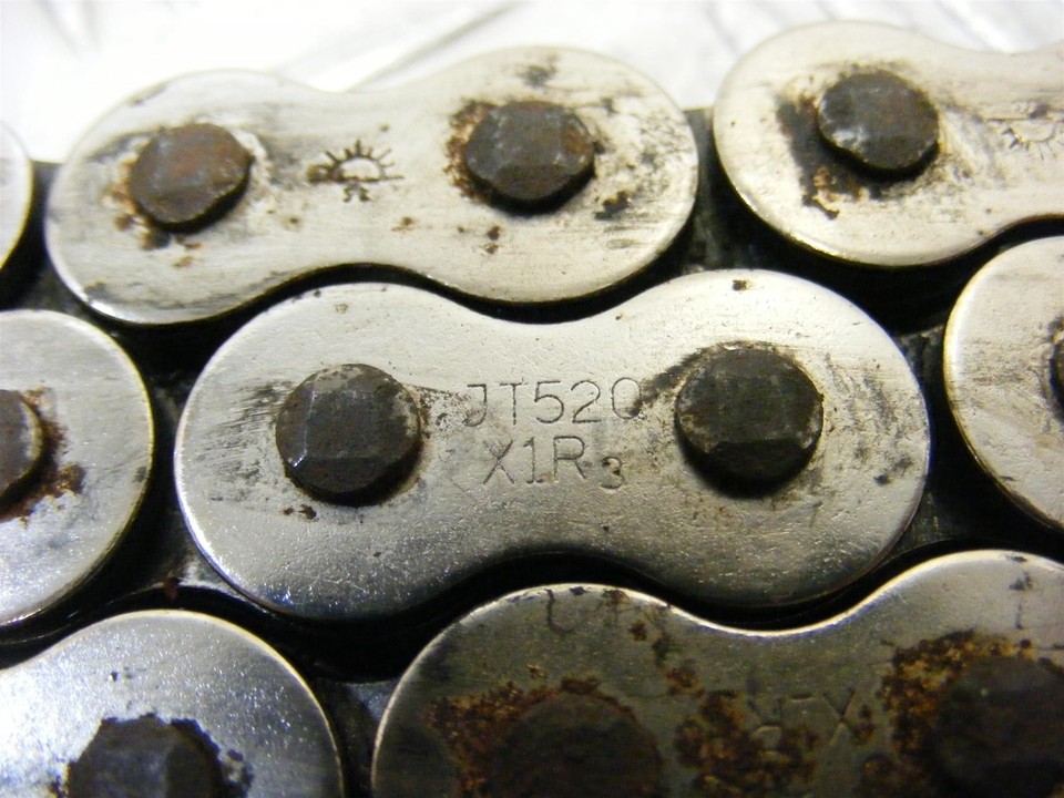 Kawasaki Ninja 250 R Drive Chain 520 106 Links 2008 to 2012 EX250 250R ...