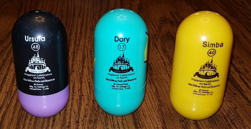 Disney Mighty Beanz Wobbler Set of 3: Dory #17, Simba #40 & Ursula #48 ...