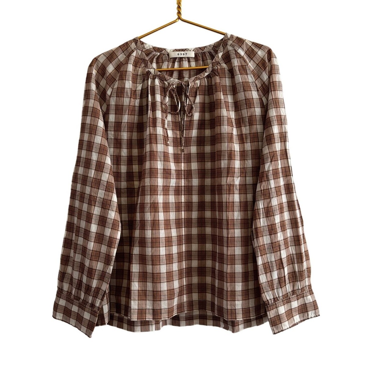 Brown Peasant Blouse Womens Renaissance Peasant Blouse