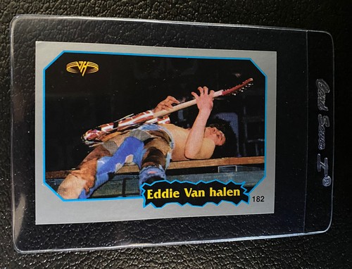 Eddie Van Halen Sticker 1997 International Rock Cards Guitar Rare ...
