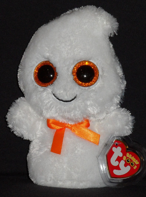 Ty Beanie Boos GHOSTY The Ghost 6" With Glitter Eyes 2013 MWMT for sale ...