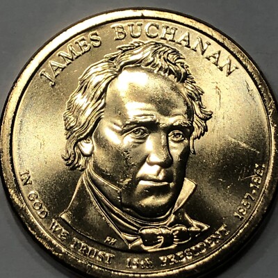 2010 D - James Buchanan Presidential Golden Dollar Coin | eBay