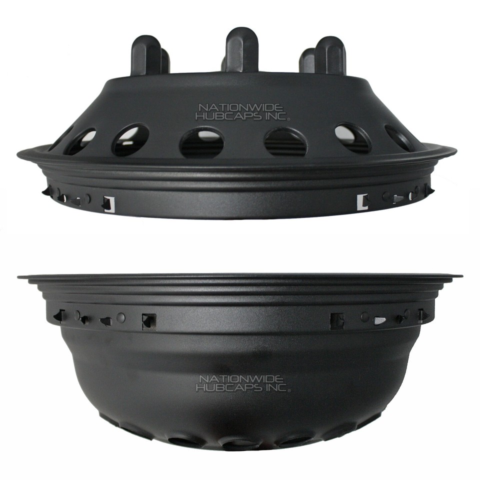 4 fits Sprinter Van 2007-2026 Black 16" Dual Wheel Simulators Dually ...