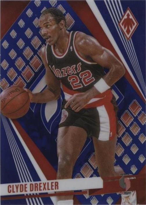 2023-24 Panini Phoenix - Clyde Drexler #240 Blue /35 for sale online | eBay