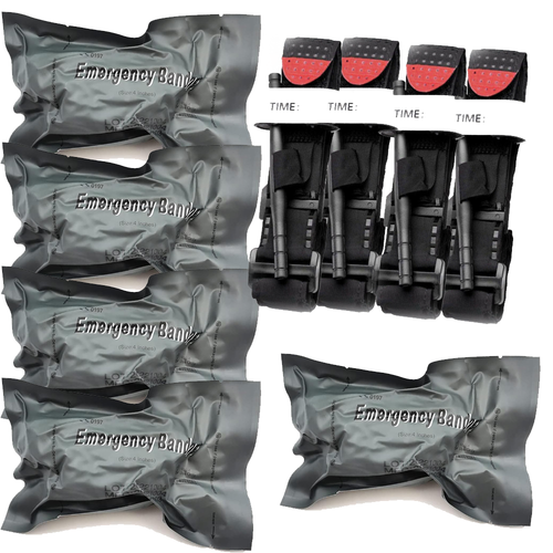 IFAK First Aid Kit Israeli Bandage Chest Seal Vented Tourniquet ...