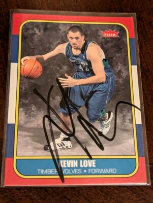 Kevin Love Rookie Card Autographed Basketball Card Auto Autograph ...