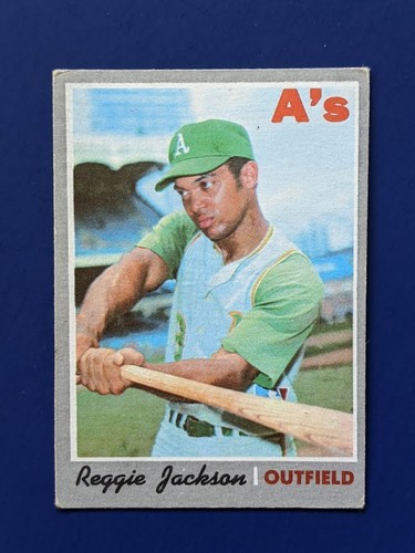 1970 Topps - Reggie Jackson HOF #140 - Oakland Athletics VGEX | eBay