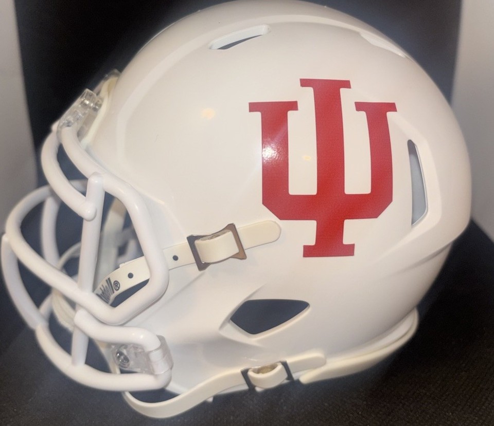 Charlie Becker Signed Mini Helmet Autographed Auto Indiana Hoosiers ...