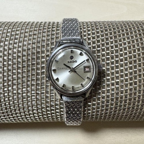 Rado Cosmic Women's Watch 23mm Case Mesh Band Vintage Condition | eBay
