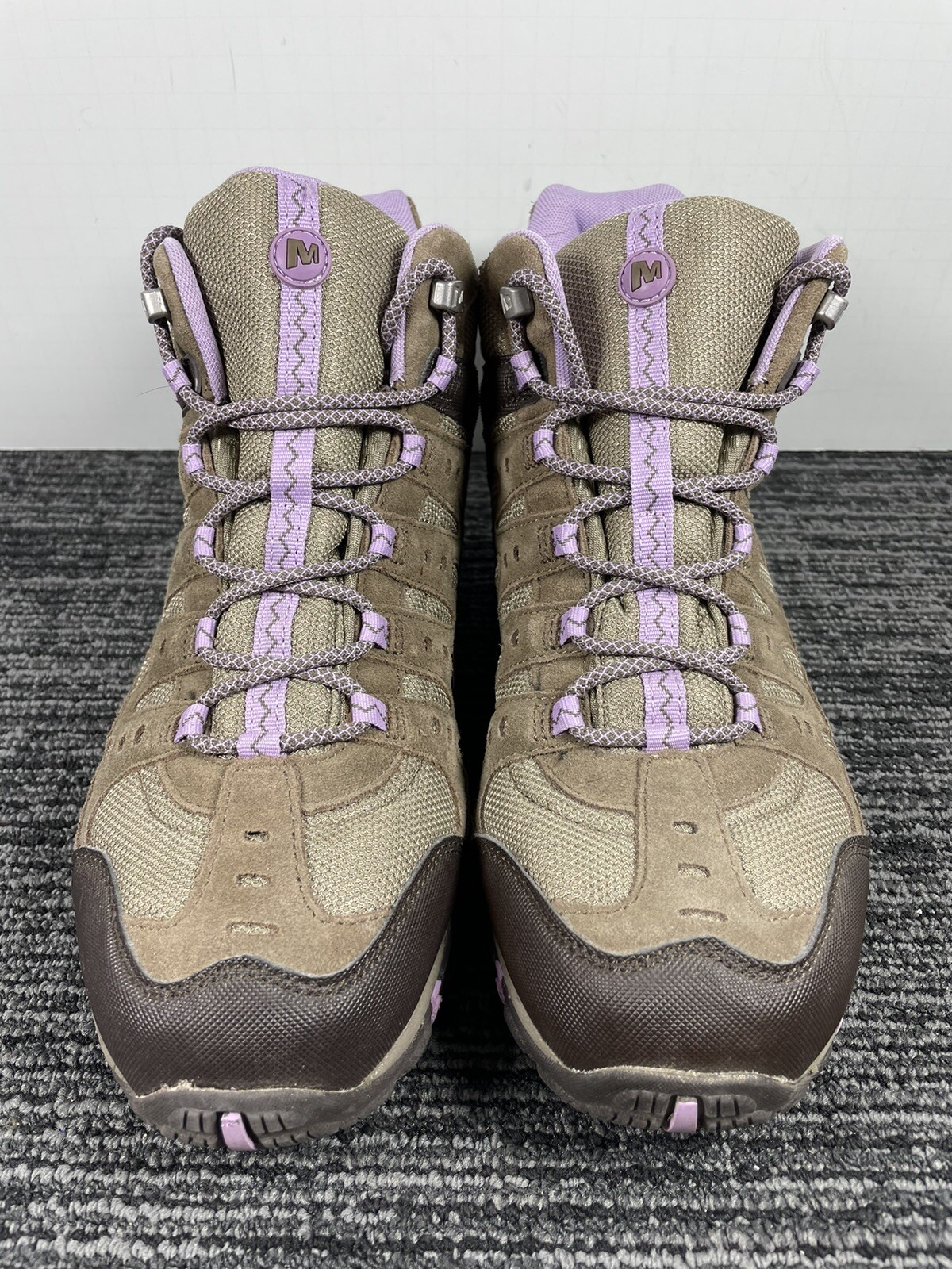 🔥 Merrell • Accentor Mid Stone/Orchid Purple Hiking Boot J321085C ...