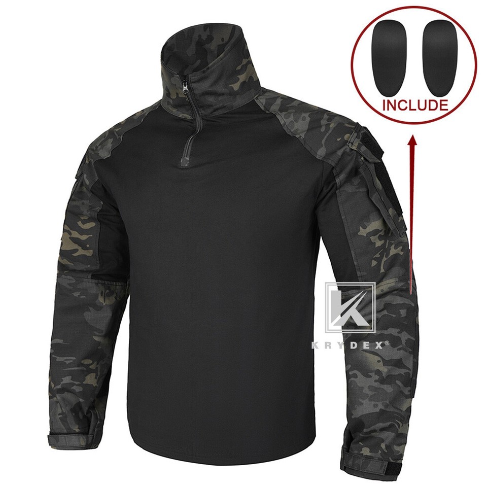 KRYDEX Ge3 Combat Uniform Tactical BDU Tops & Trousers w/ Elbow Pads ...