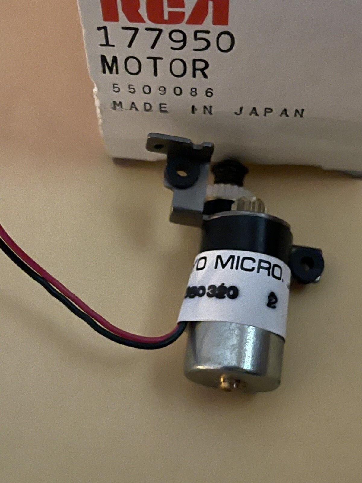 RCA 177950 VCR motor NOS 5509086 | eBay