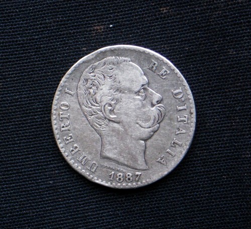 1887 ITALY Umberto I silver COIN 2 Lire Vf | eBay