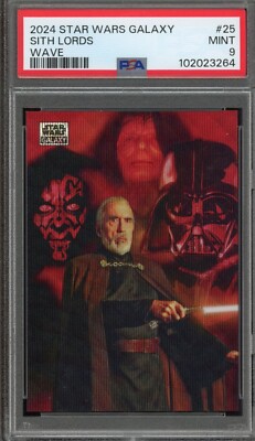 2024 Star Wars Galaxy Sith Lords Wave PSA9 /99 | eBay