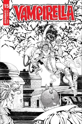 Vampirella #15 1:25 Will Robson B&W Variant 2020 - NM or Better | eBay