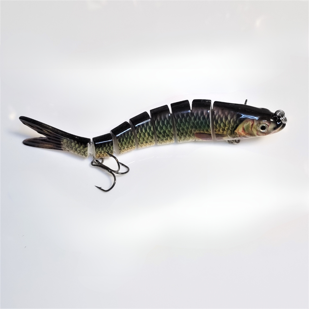 Cod Barra 142mm 27g Slow Sinking Swimbait Yellow Belly Jack Bass Lures ...