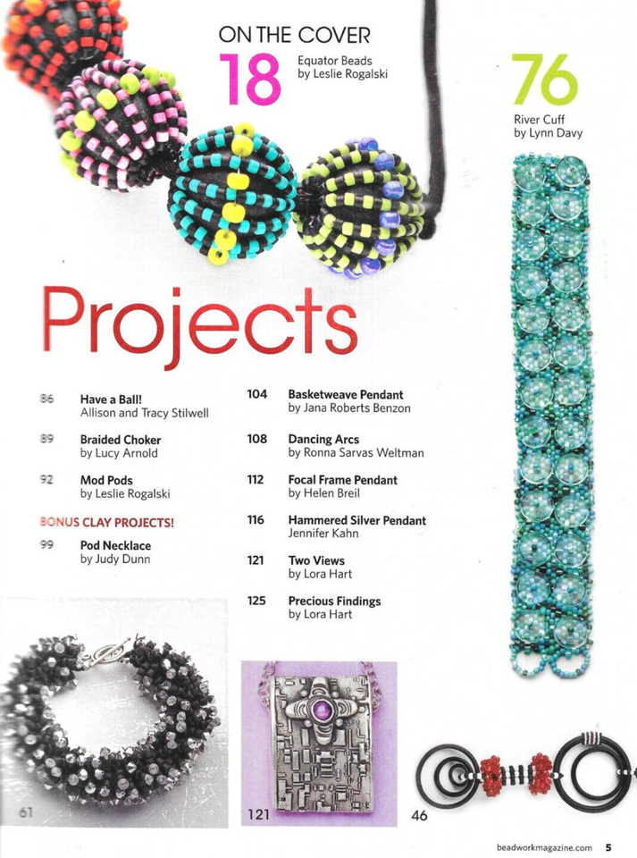 Best of Step by Step Beads Magazine Jewelry Earings Necklace Silver ...