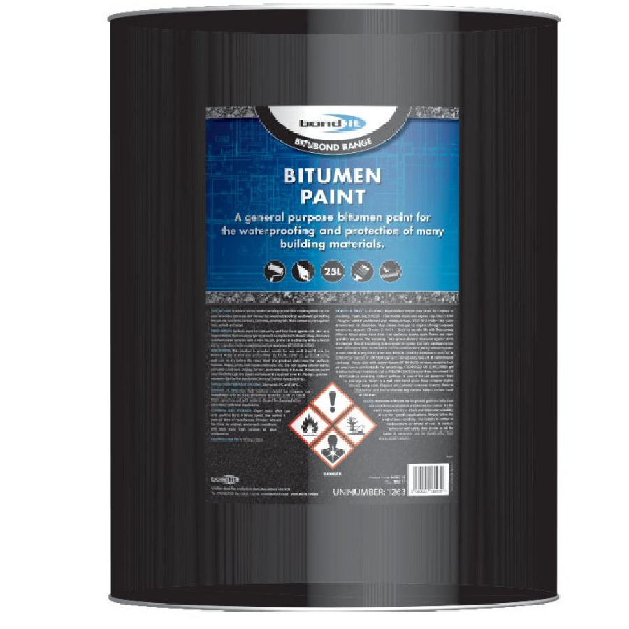 Bond It Bitumen Paint Solvent Bourne Bituminous Black Paint For ...