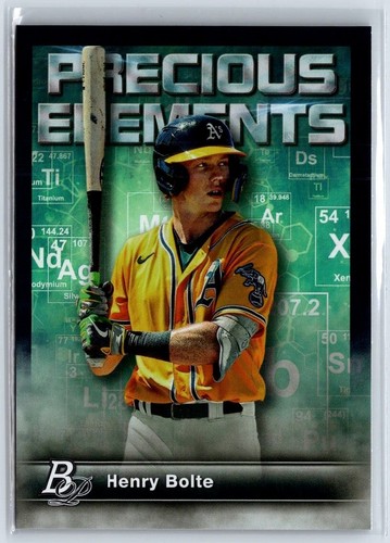 2023 Bowman Platinum Henry Bolte Precious Elements #PE-6 Athletics | eBay