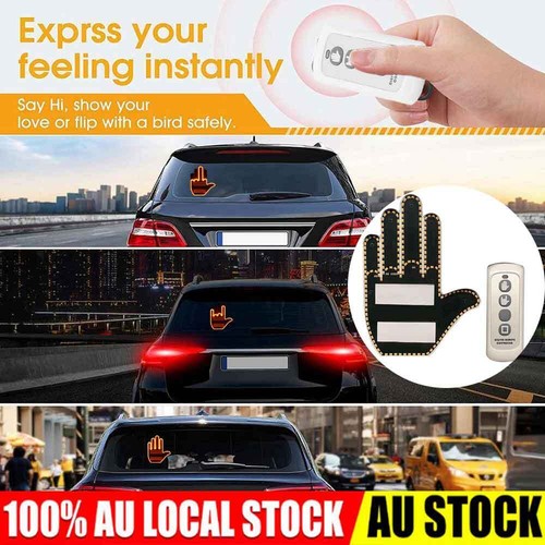 Car Middle Finger Gesture Light with Remote KZ | eBay